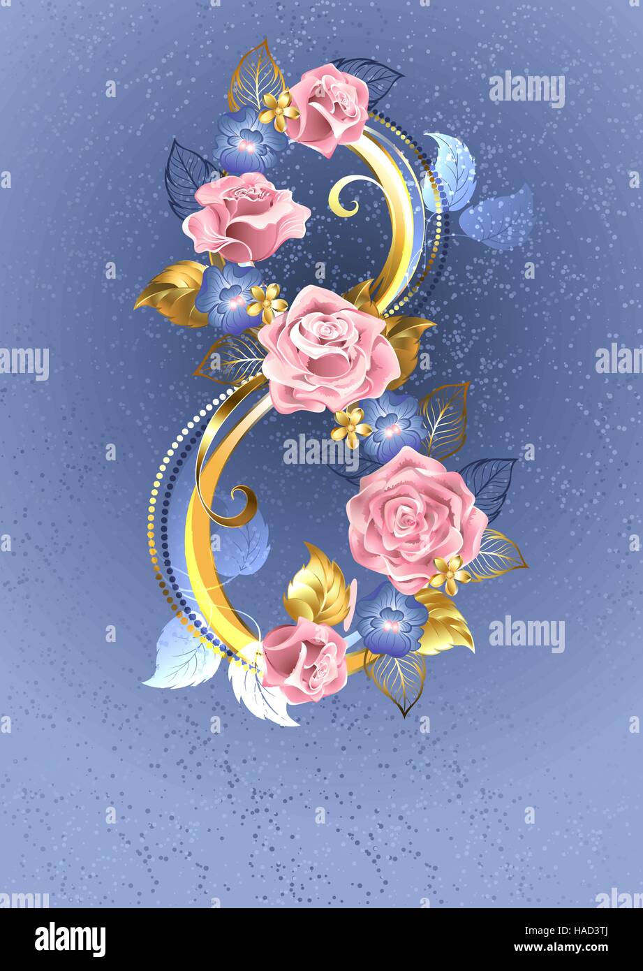Violets And Roses