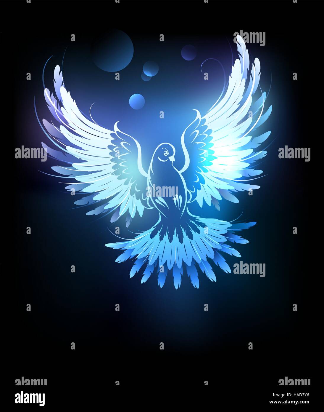 Flying a dove Stock Vector Images - Alamy