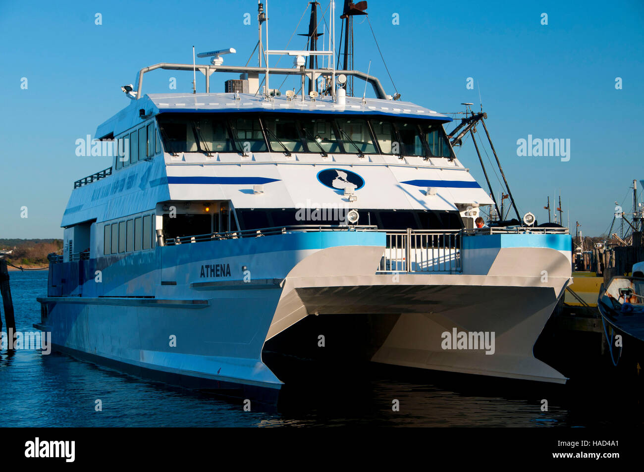 Ferry, Point Judith, Rhode Island Stock Photo - Alamy