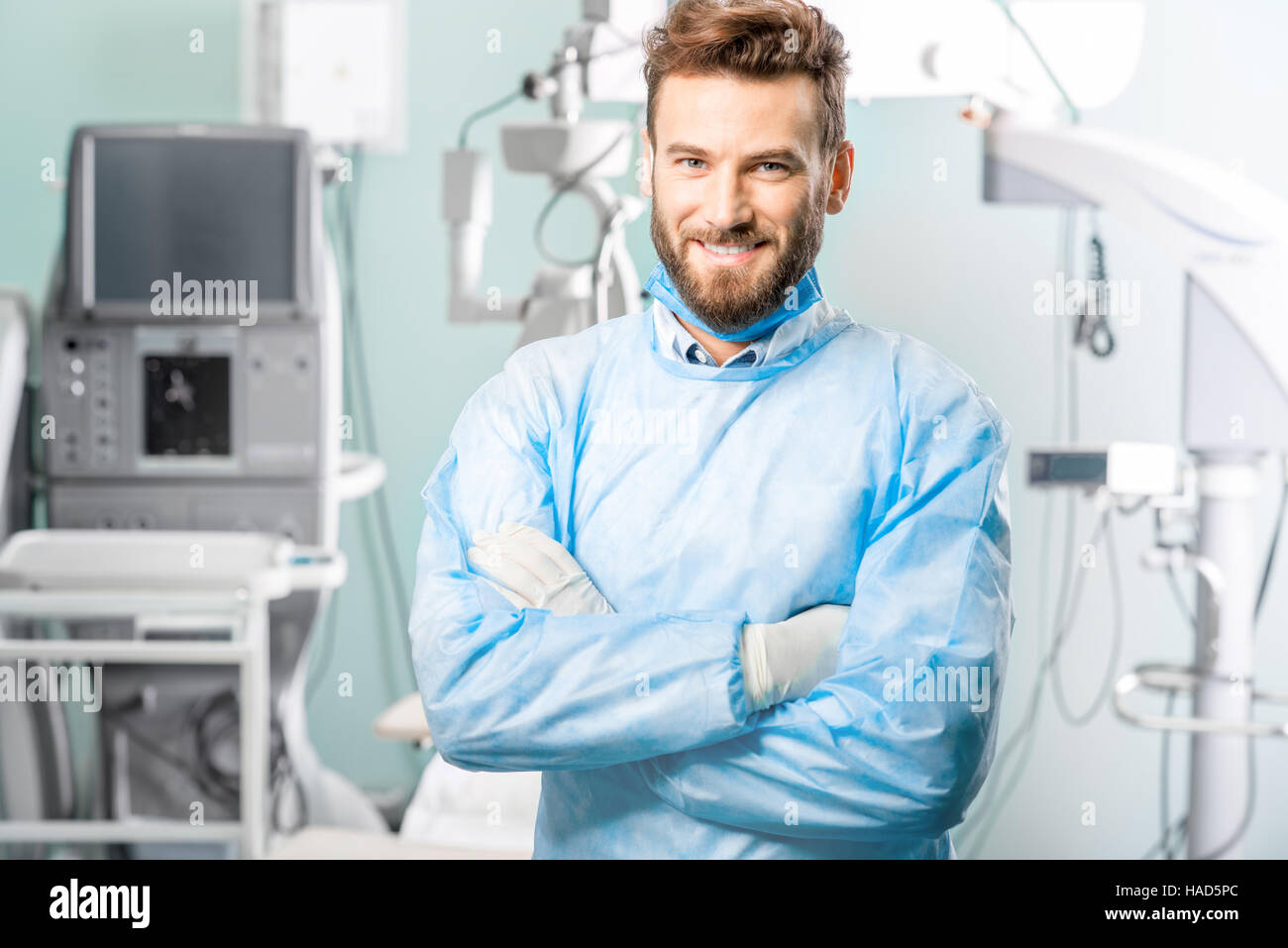 Portrait of surgeon Stock Photo - Alamy