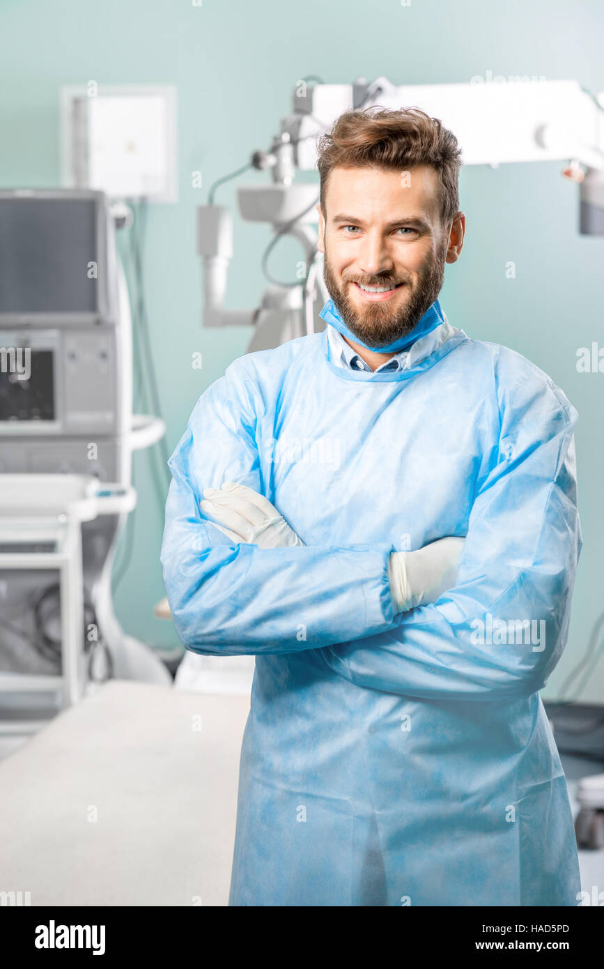 Portrait of surgeon Stock Photo - Alamy