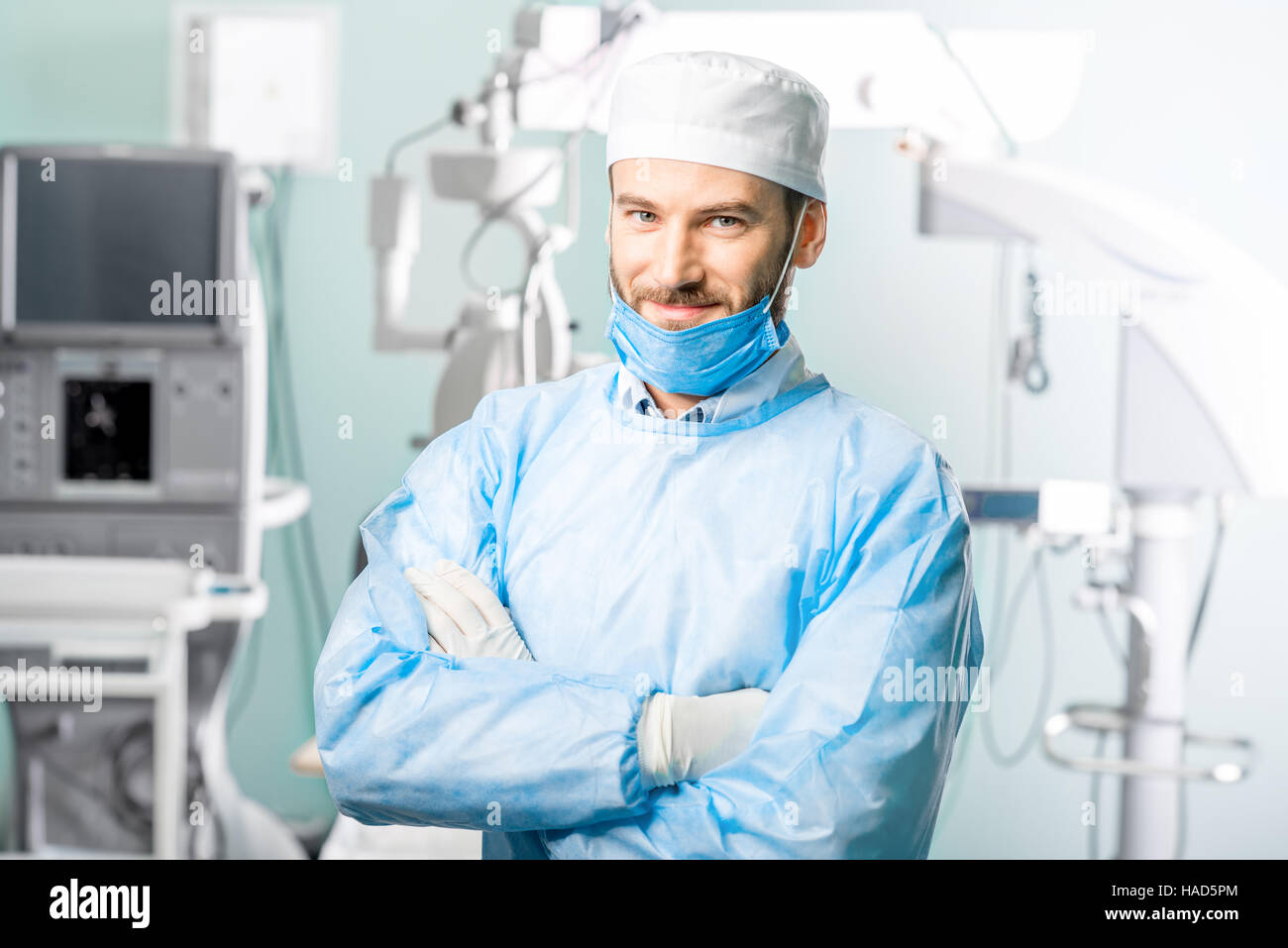 Portrait of surgeon Stock Photo - Alamy