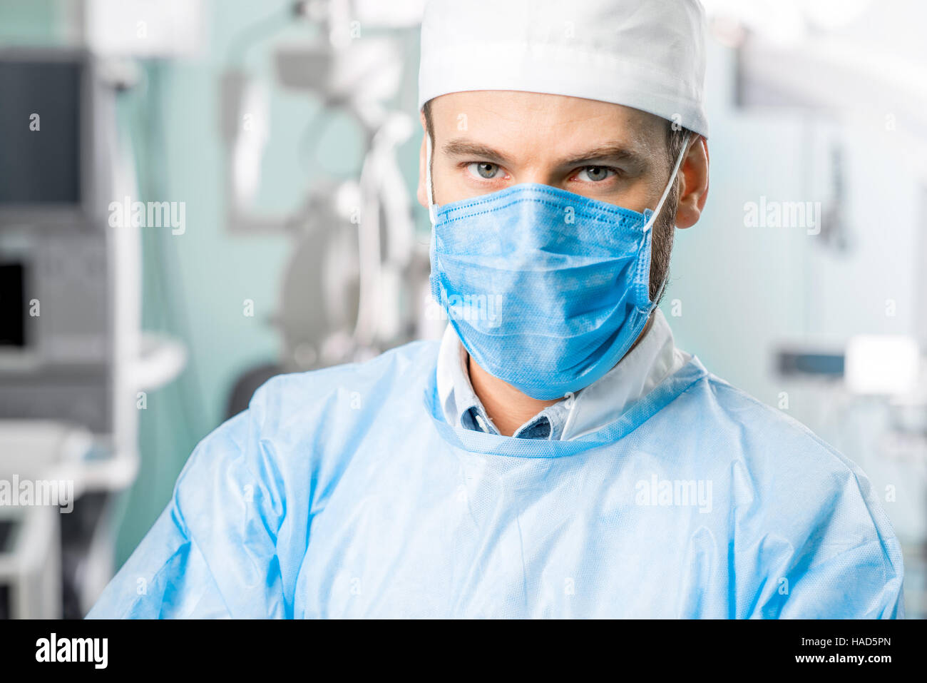 Portrait of surgeon Stock Photo - Alamy