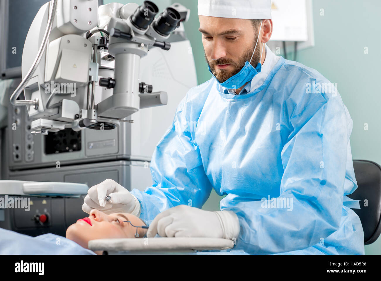 Eye operation woman hi-res stock photography and images - Alamy