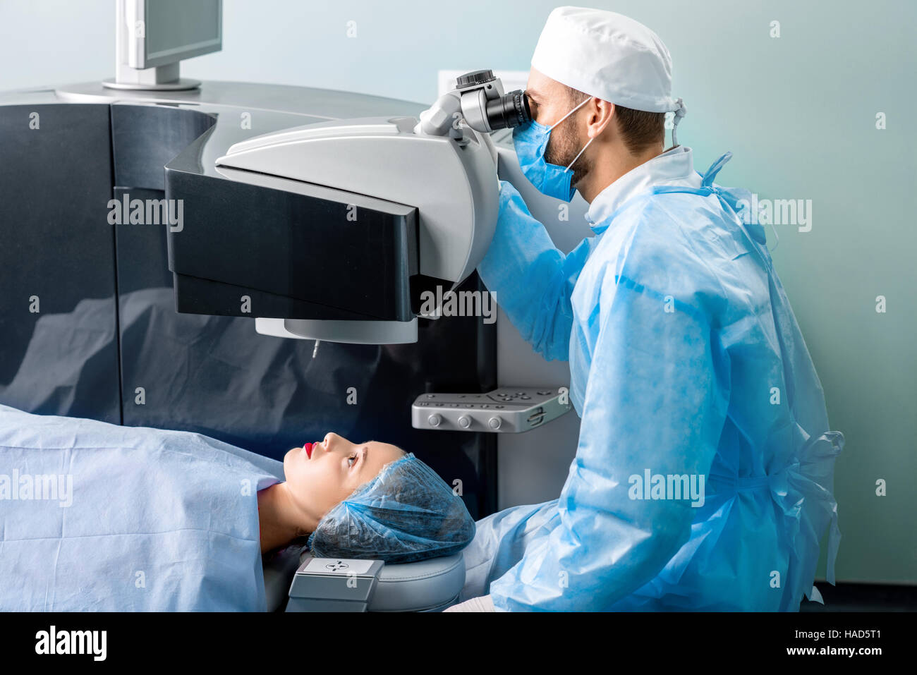 Laser vision correction Stock Photo - Alamy
