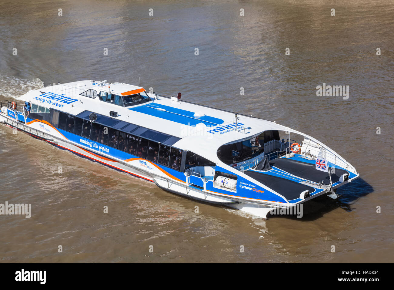England, London, Thames Clipper Stock Photo - Alamy
