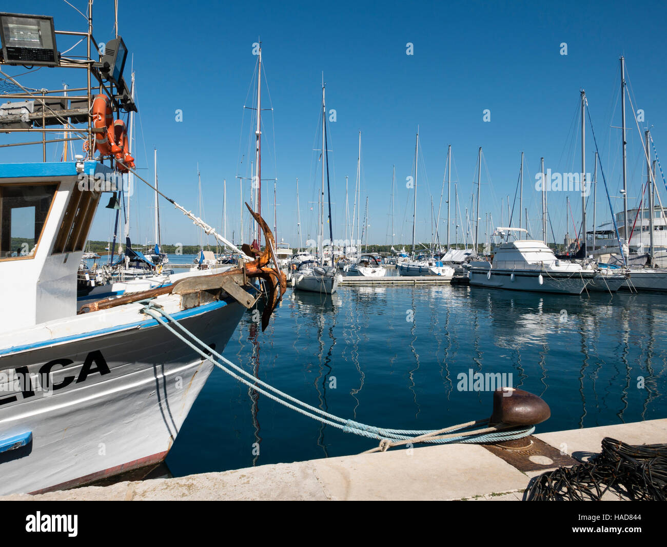 The Marina, Pula, Republic of Croatia Stock Photo - Alamy