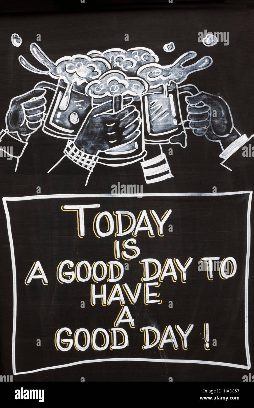 England, London, Humorous Sign Outside Pub Stock Photo - Alamy