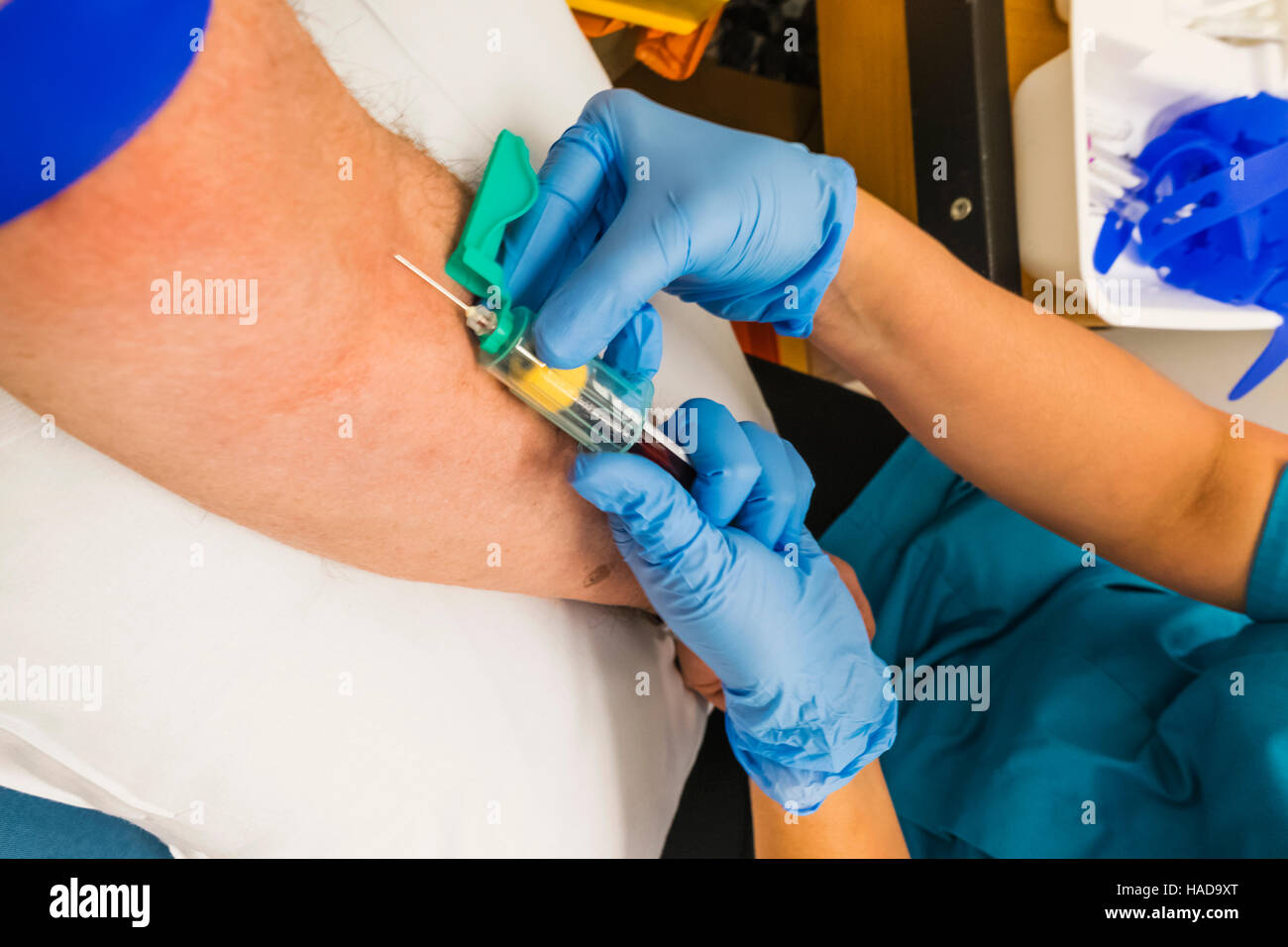 England, London, England, London, Blood Test Stock Photo - Alamy