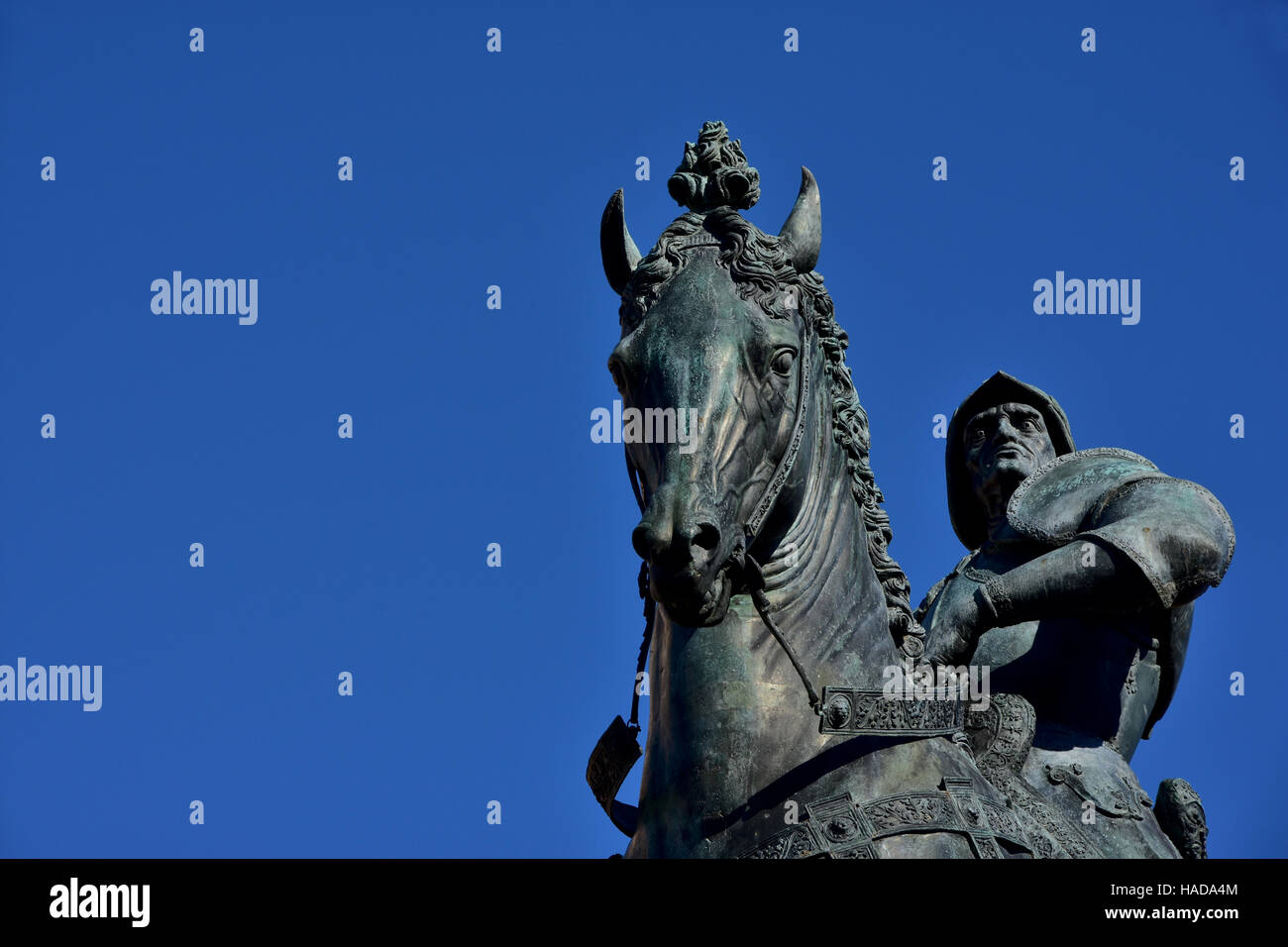 Bartolomeo Colleoni, a powerful italian soldier of fortune, equestrian ...
