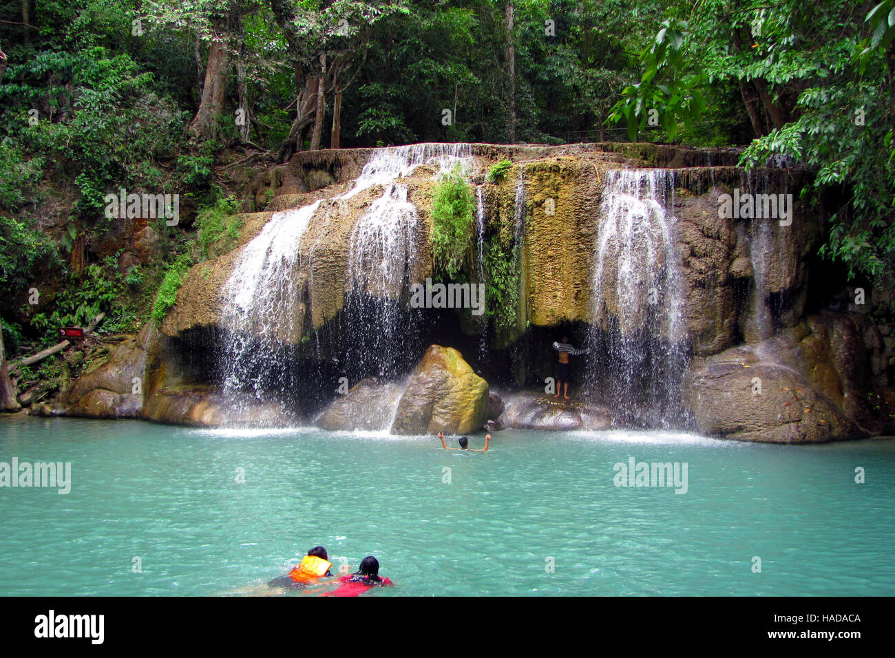 Erawan waterfalls hi-res stock photography and images - Alamy
