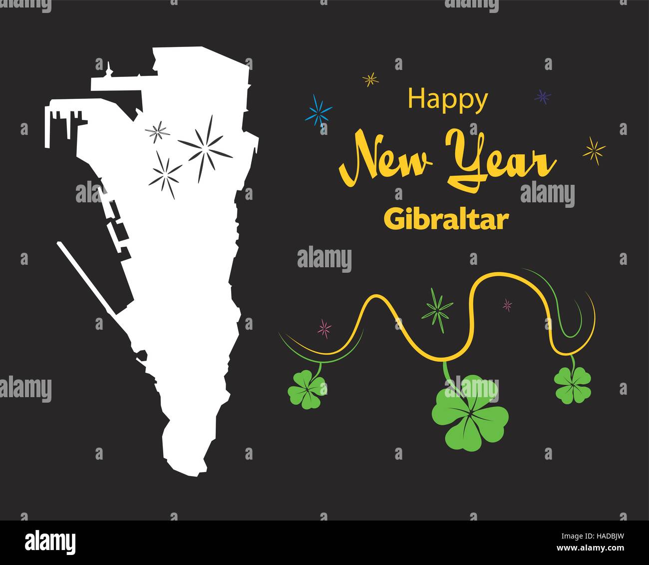 Map of gibraltar hi-res stock photography and images - Alamy
