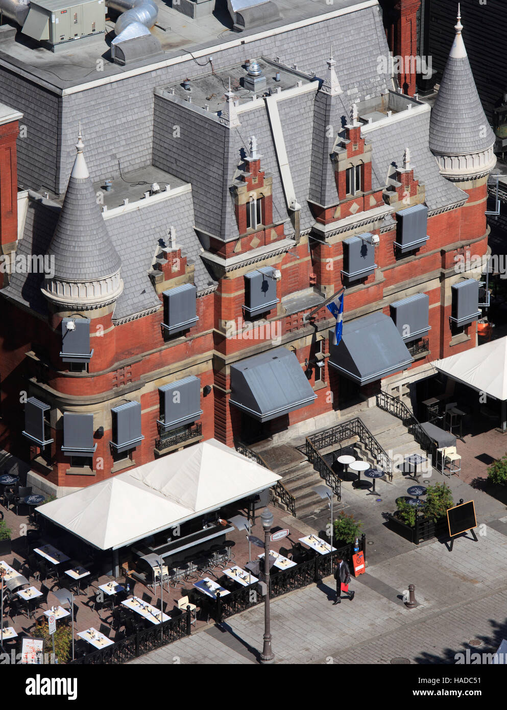 Canada, Quebec City, Grande Allee, historic architecture Stock Photo ...