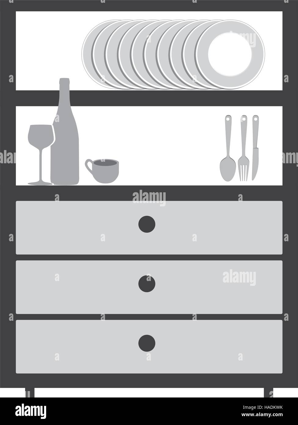 Chef pantry Stock Vector Images - Alamy