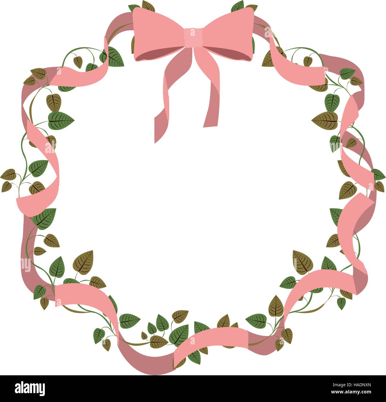 Pink Bow Border