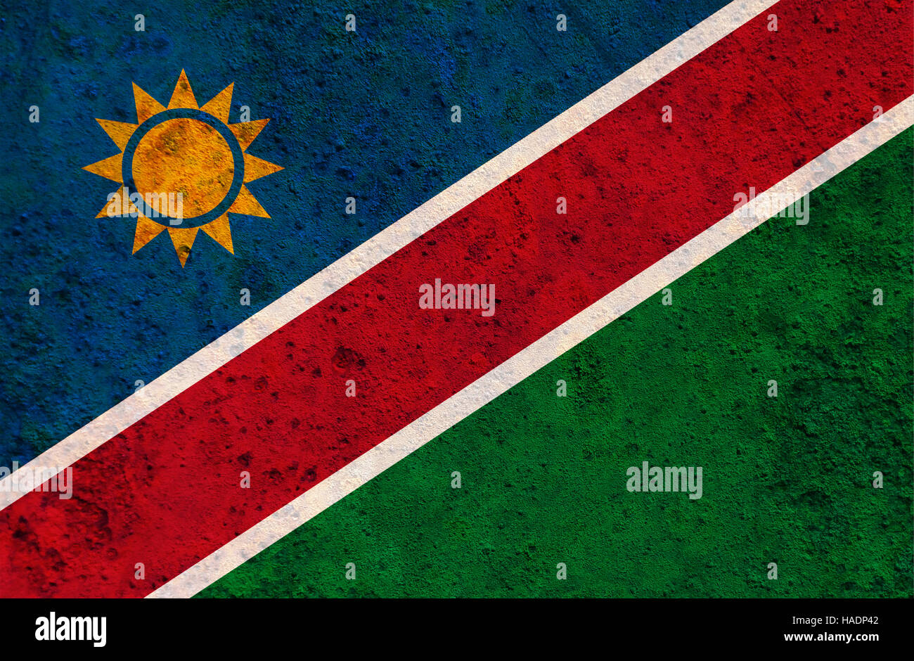 Flag of Namibia on rusty metal Stock Photo - Alamy
