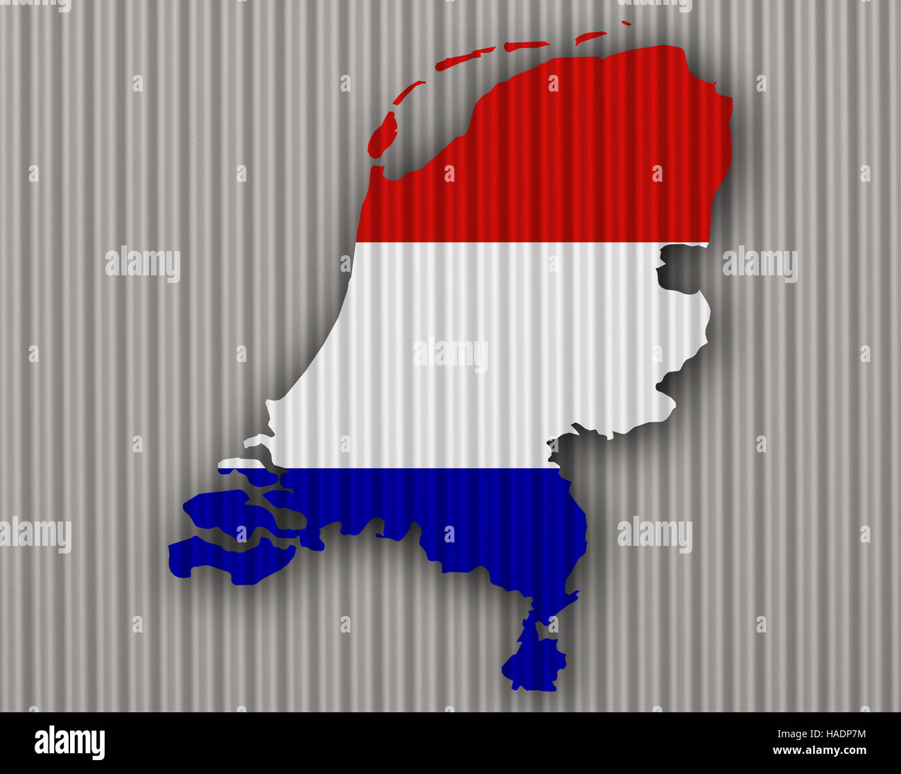 Map and flag of the Netherlands Stock Photo - Alamy