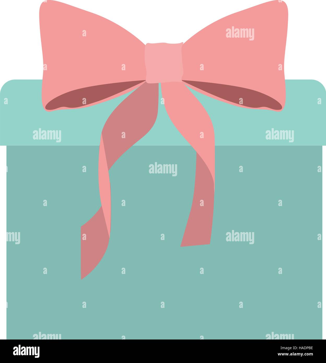 Gift packaging with pink bow vector illustration Stock Vector Image ...