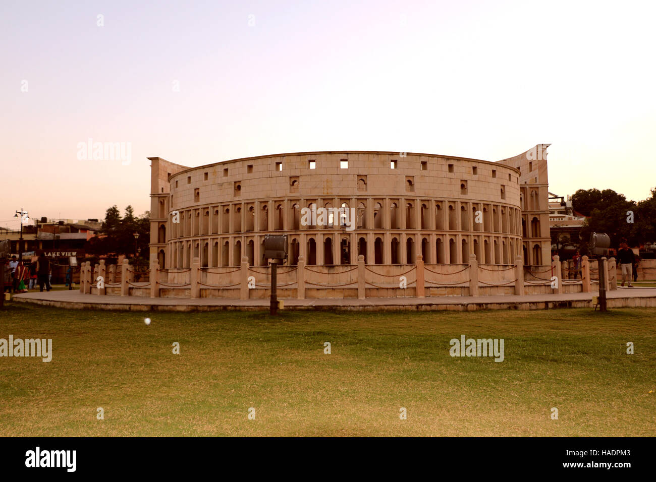 The replica of Rome's Colosseum Stock Photo - Alamy