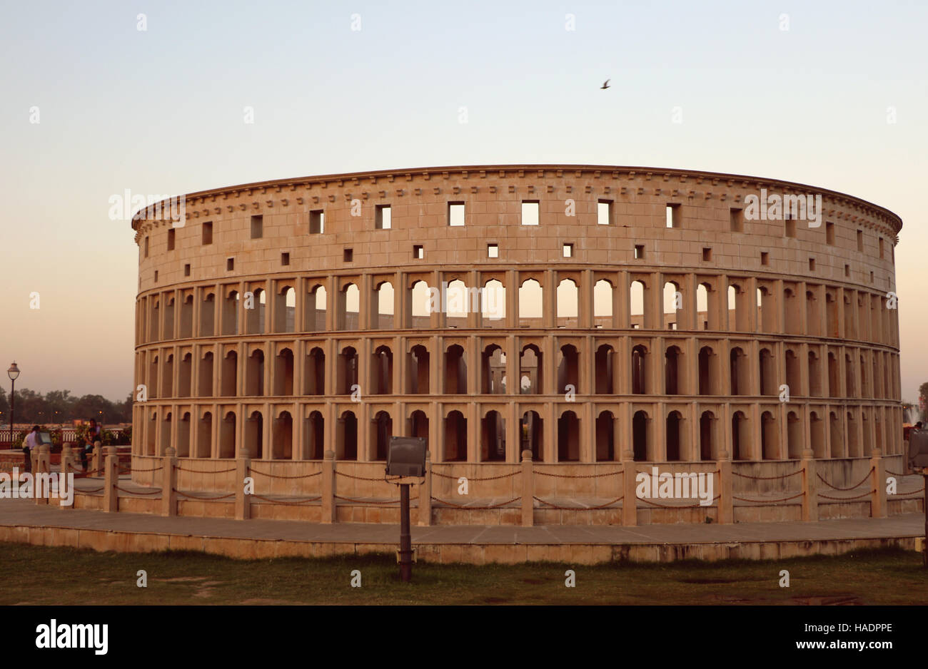 The replica of Rome's Colosseum Stock Photo - Alamy