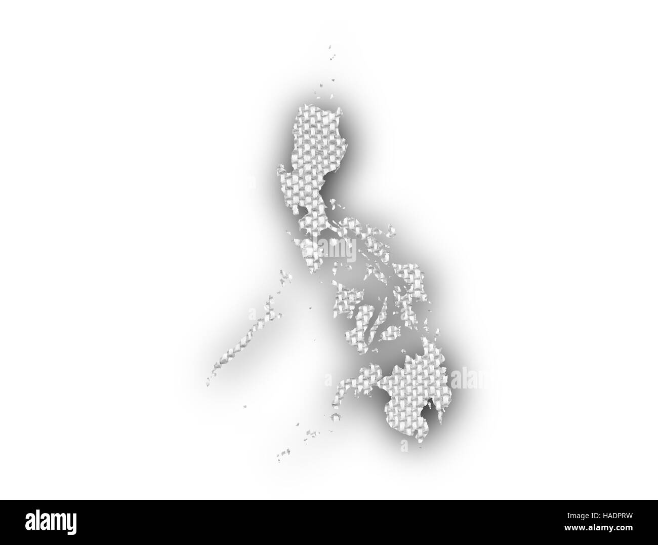 The philippines map Cut Out Stock Images & Pictures - Alamy