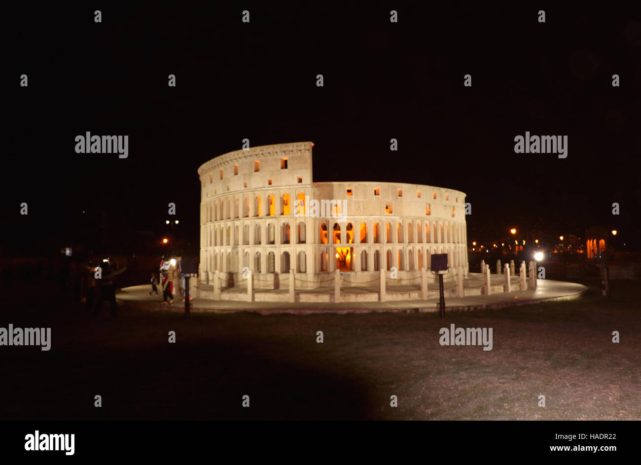 The replica of Rome's Colosseum Stock Photo - Alamy
