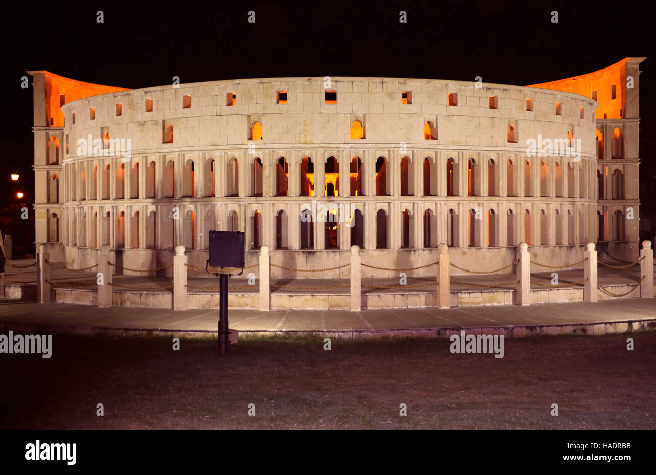 The replica of Rome's Colosseum Stock Photo - Alamy