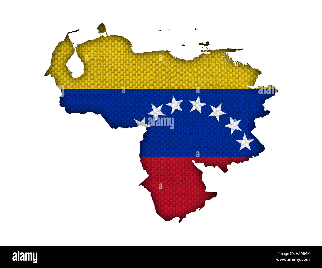 Flag map of venezuela hi-res stock photography and images - Alamy