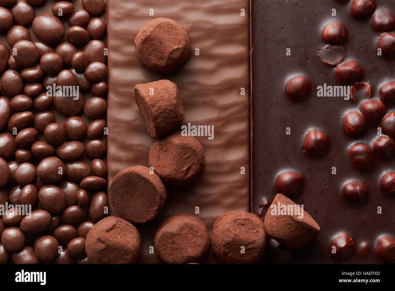 background of chocolate and sweets Stock Photo - Alamy