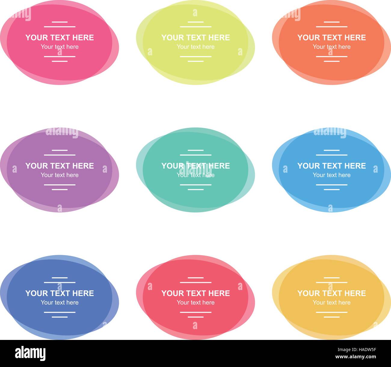 Set of Vector Colorful Banners Stock Vector Image & Art - Alamy