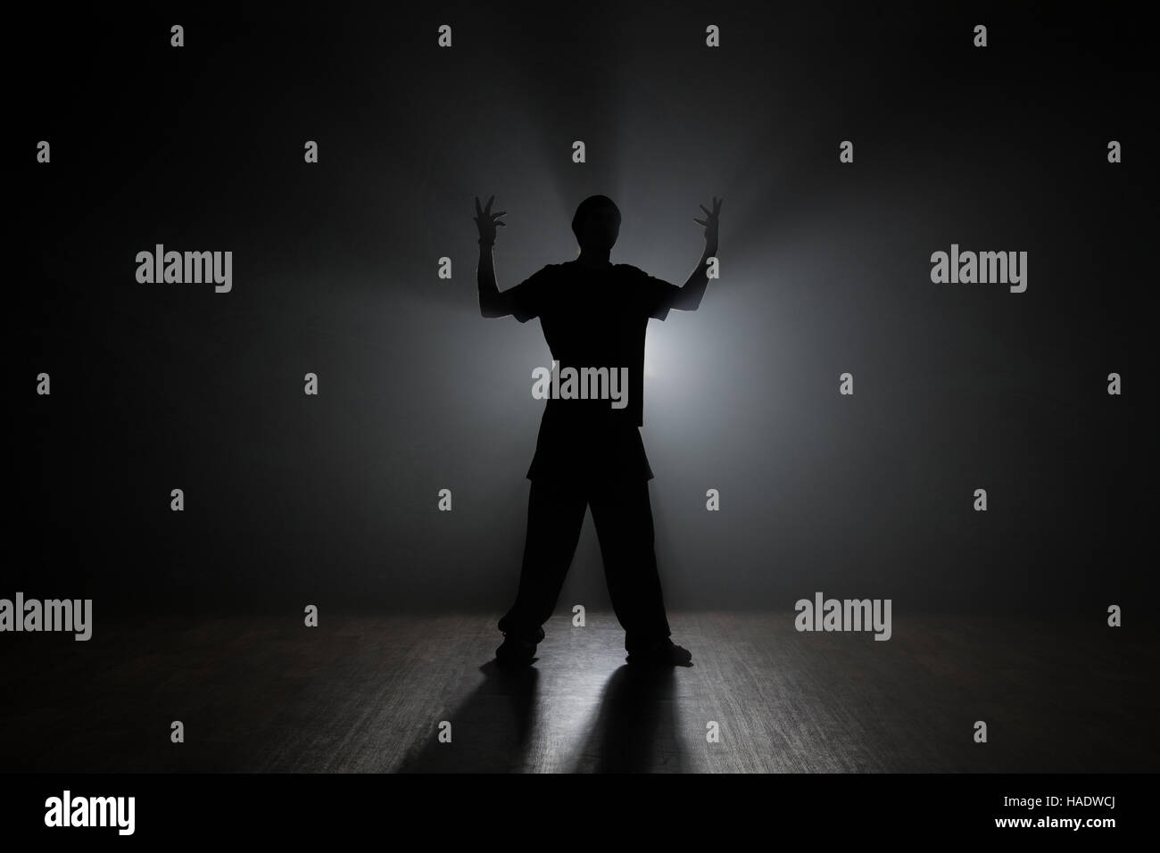 Male Dancer Backlit Stock Photo - Alamy