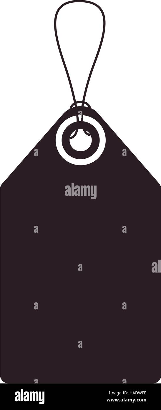 Hang label icon. Tag banner product and decoration theme. Isolated ...