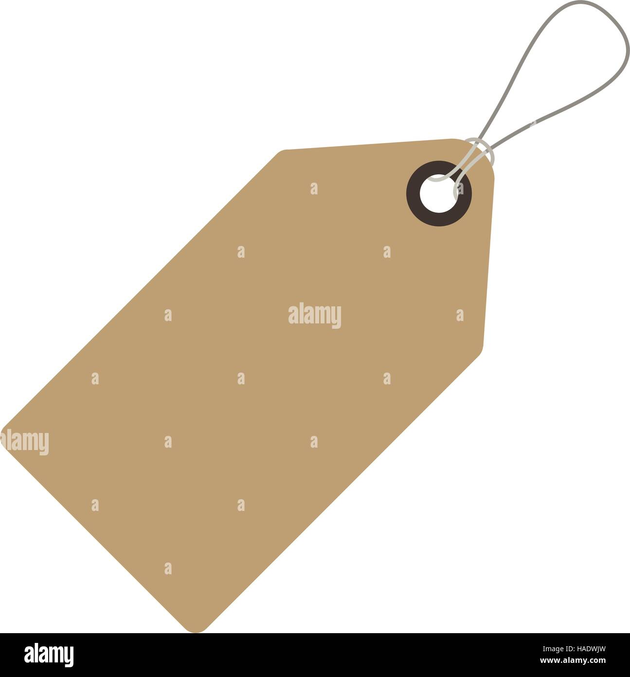 Hang label icon. Tag banner product and decoration theme. Isolated ...