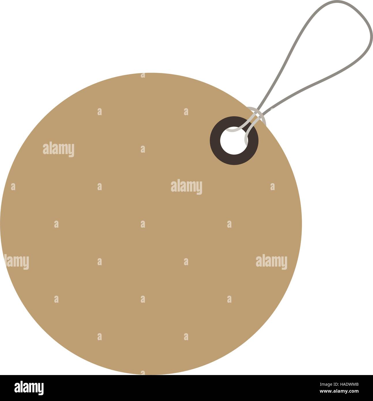 Hang label icon. Tag banner product and decoration theme. Isolated ...