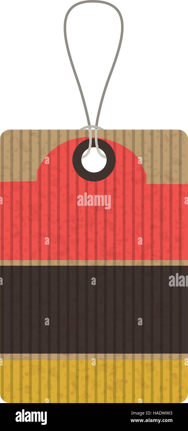 Hang label icon. Tag banner product and decoration theme. Isolated ...