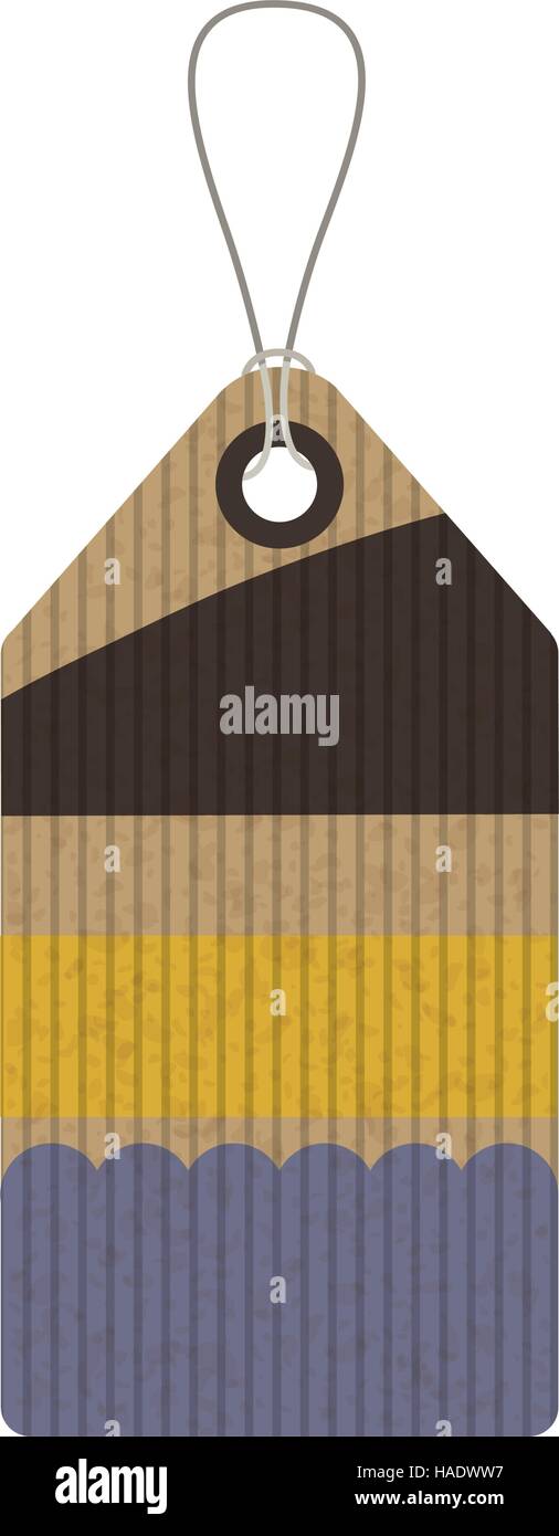 Hang label icon. Tag banner product and decoration theme. Isolated ...