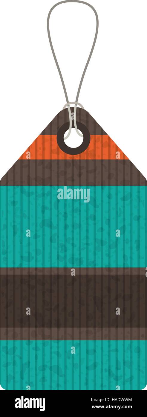 Hang label icon. Tag banner product and decoration theme. Isolated ...