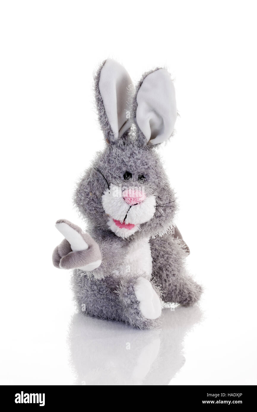 Easter bunny soft toy Stock Photo - Alamy