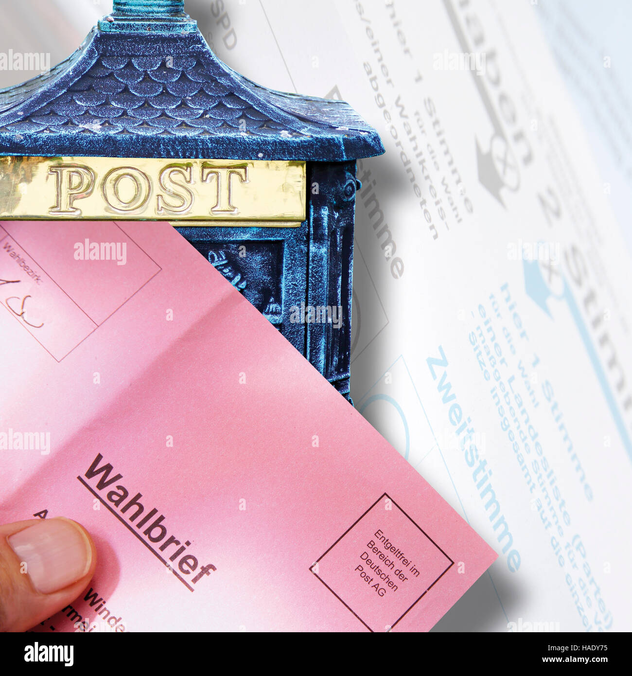 Polling card hi-res stock photography and images - Alamy