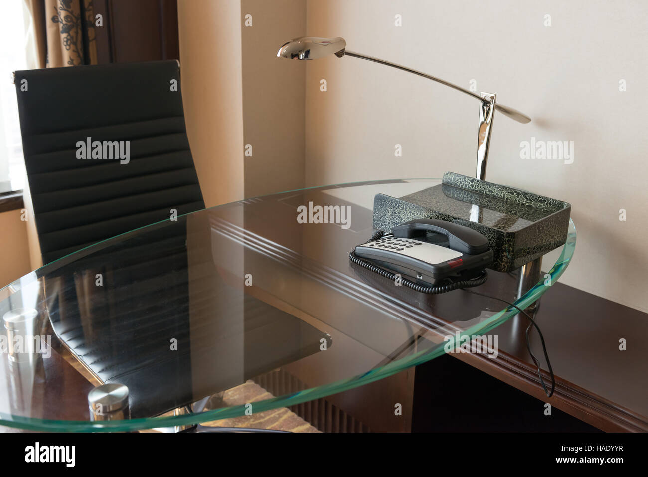 Desk in a hotel room hi-res stock photography and images - Alamy
