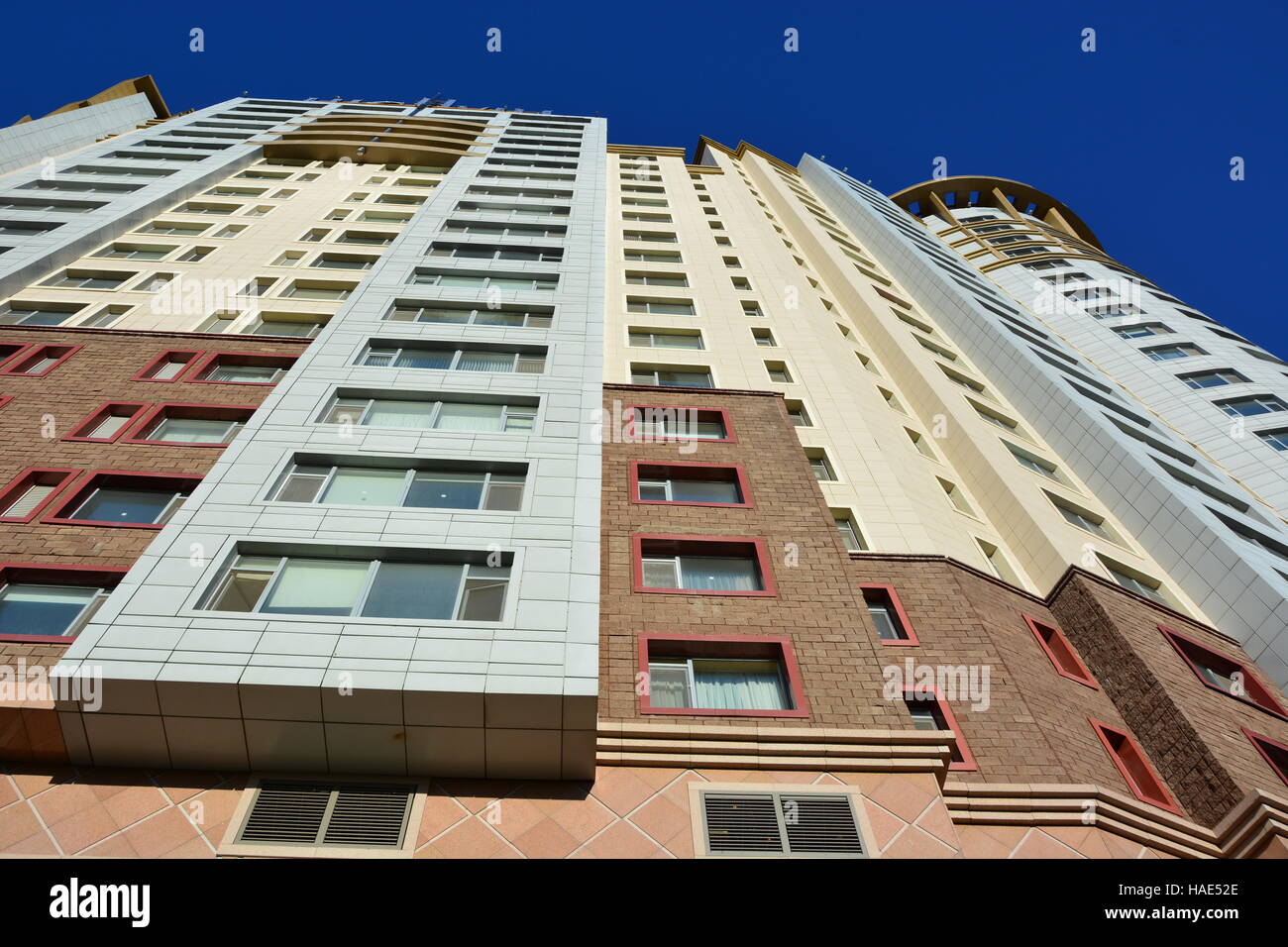 Astana (Nur-Sultan), Kazakhstan – Colorful residential towers of ...