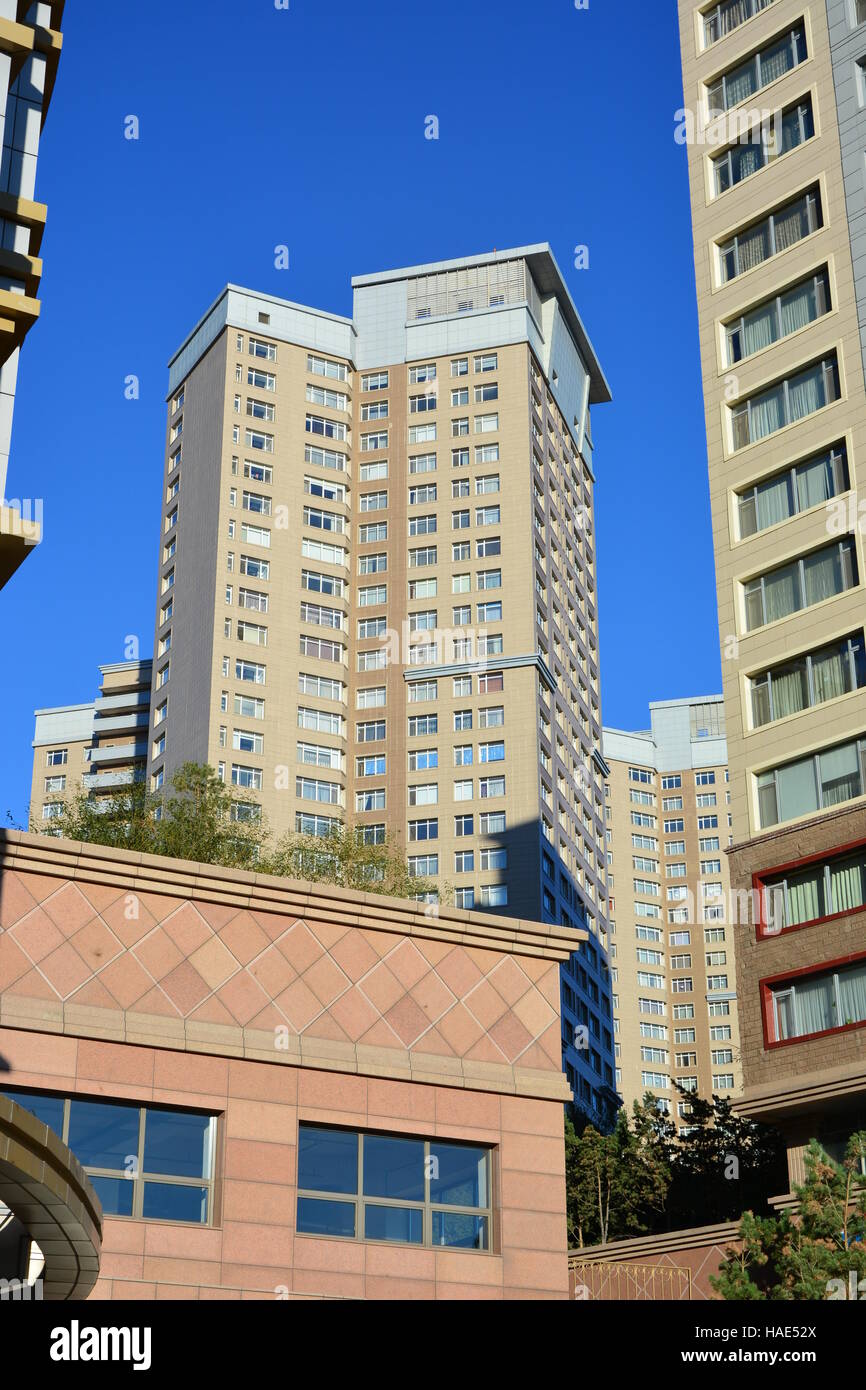 Astana (Nur-Sultan), Kazakhstan – Colorful residential towers of ...