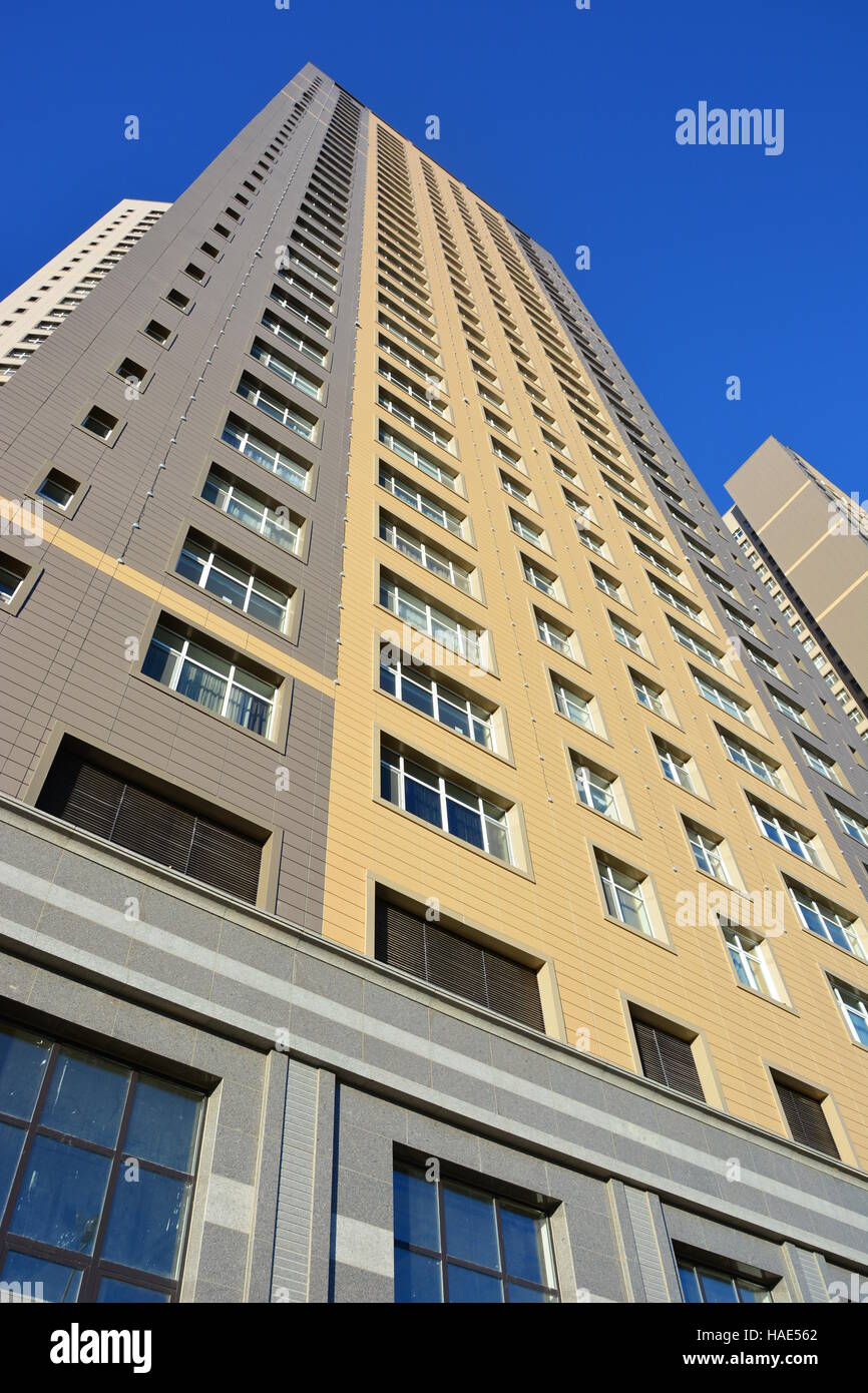 Astana (Nur-Sultan), Kazakhstan – Colorful residential towers of ...