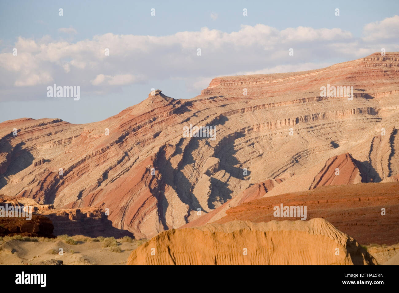 U.S.A. UTAH SAN JUAN ROCK SEAMS ABOVE GOOSENECKS Stock Photo - Alamy