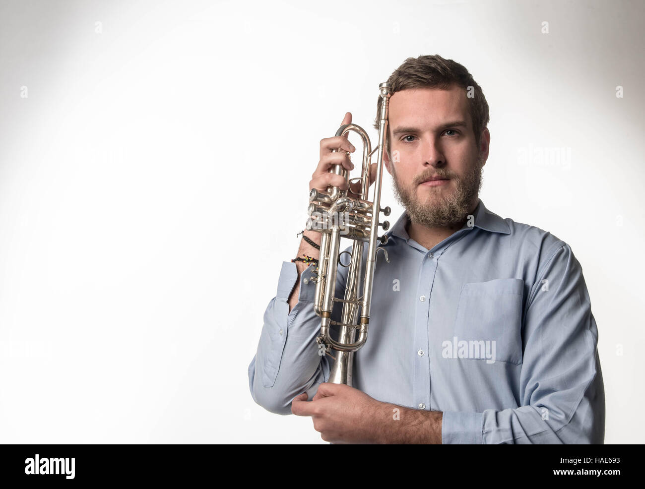 Uk music trumpet studio hi-res stock photography and images - Alamy