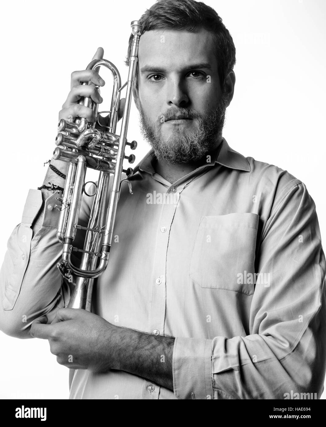 Uk music trumpet studio hi-res stock photography and images - Alamy