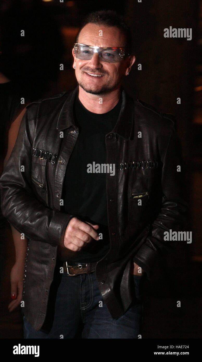 Musician Bono attends the Vanity Fair party for the 2009 Tribeca Film ...