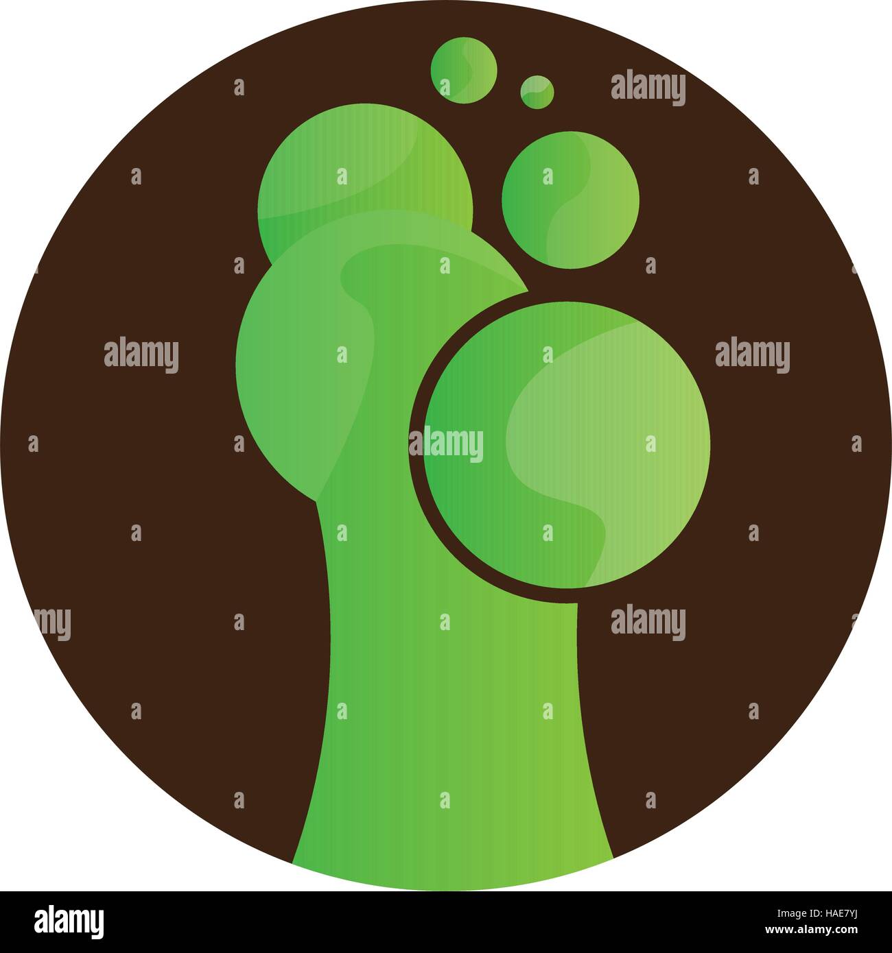 Isolated abstract tree on a white background, Vector illustration Stock ...