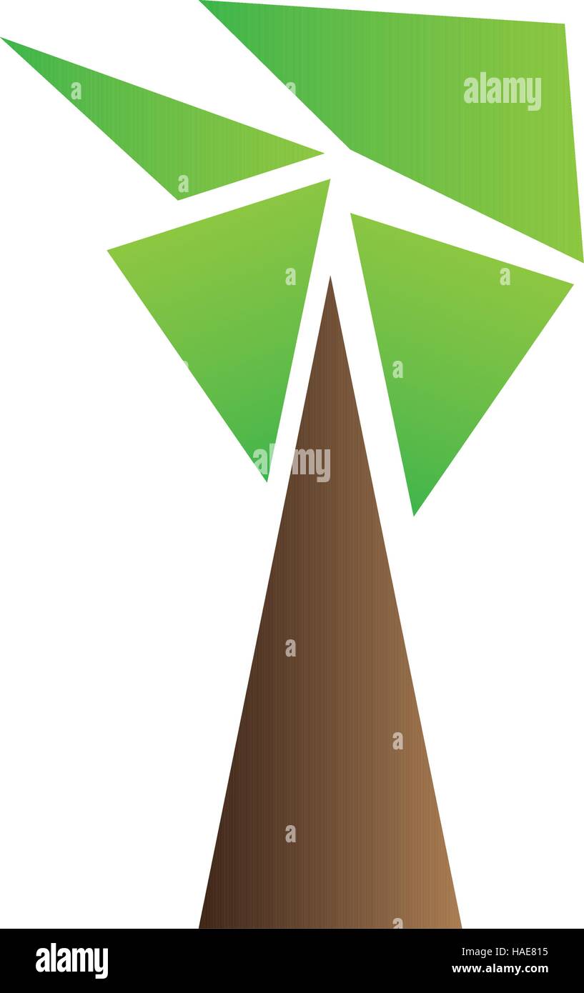 Isolated abstract tree on a white background, Vector illustration Stock ...