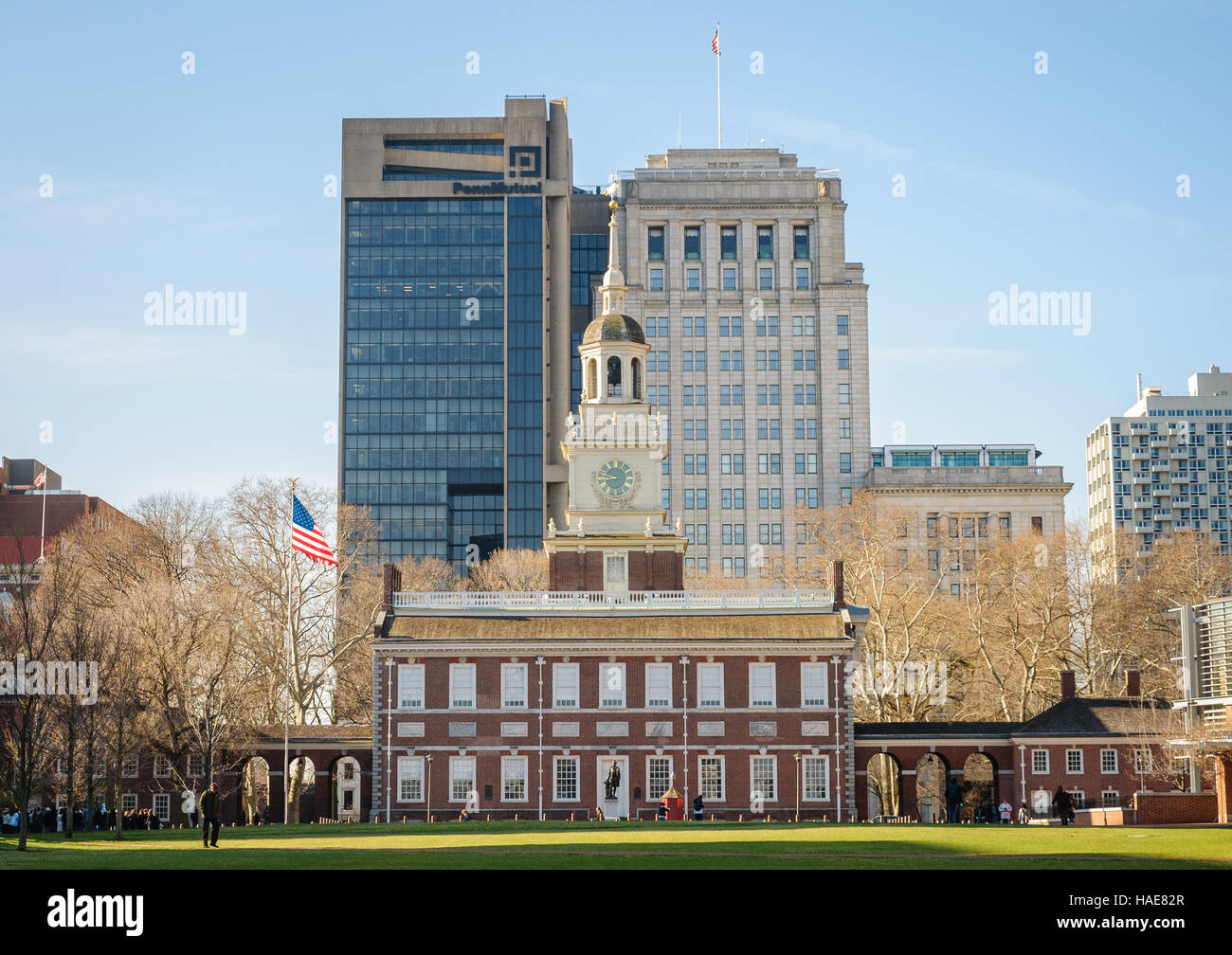 Historic independence hall site declaration hi-res stock photography ...